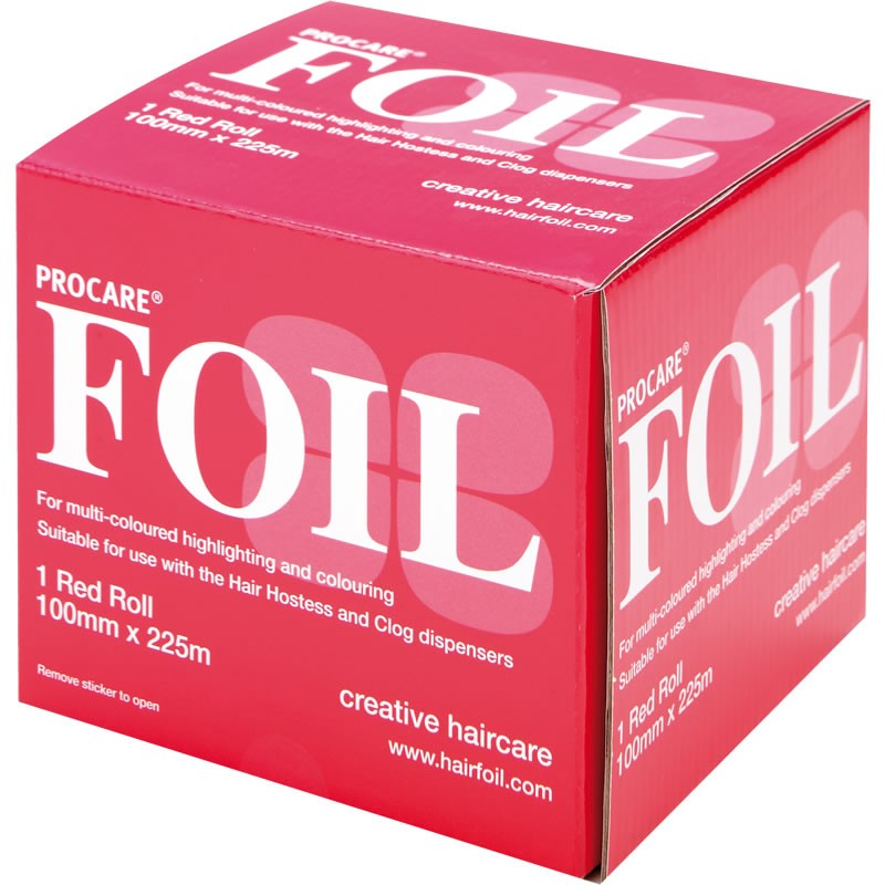 Procare Premium Hair Foil Red 100mm x 225m – Dennis Williams