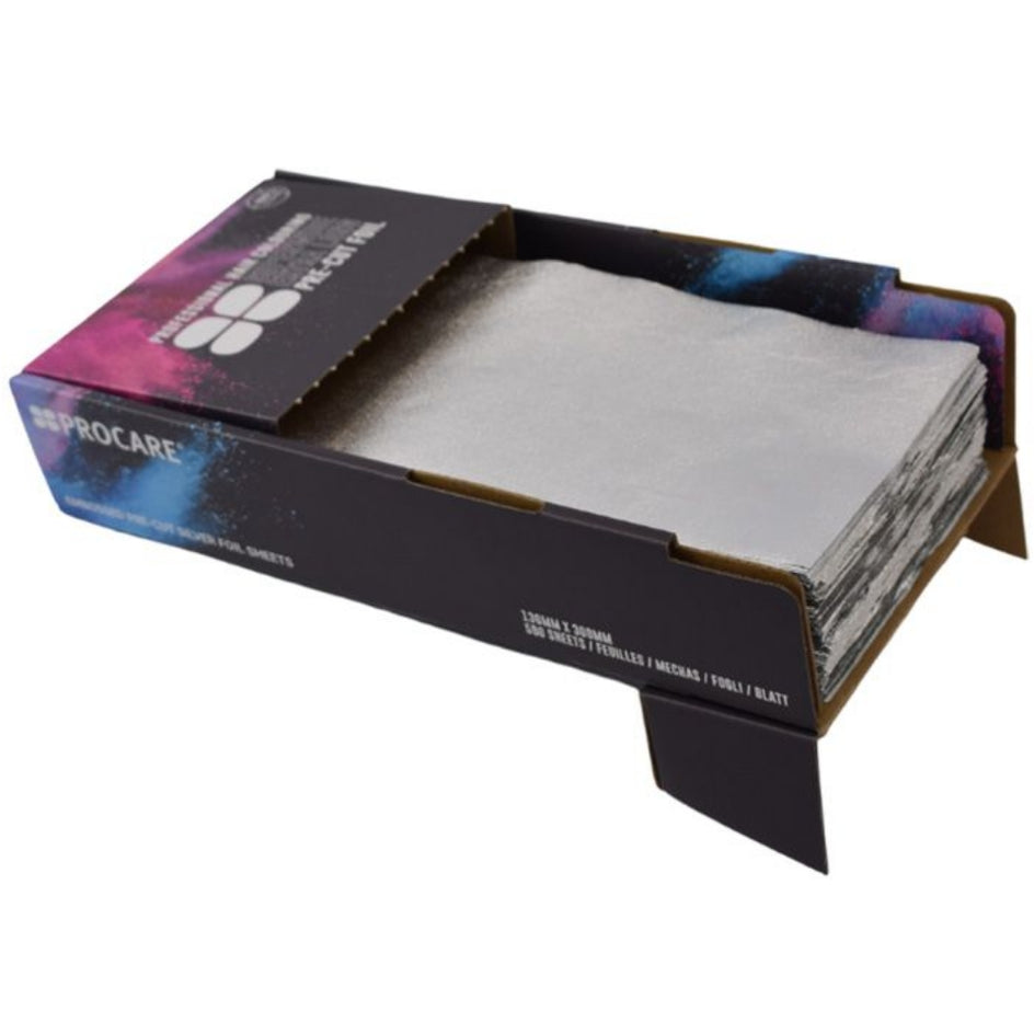 Procare Extra Long Pre-Cut Embossed Foil Sheets 130mm x 300mm 500 Pack ...
