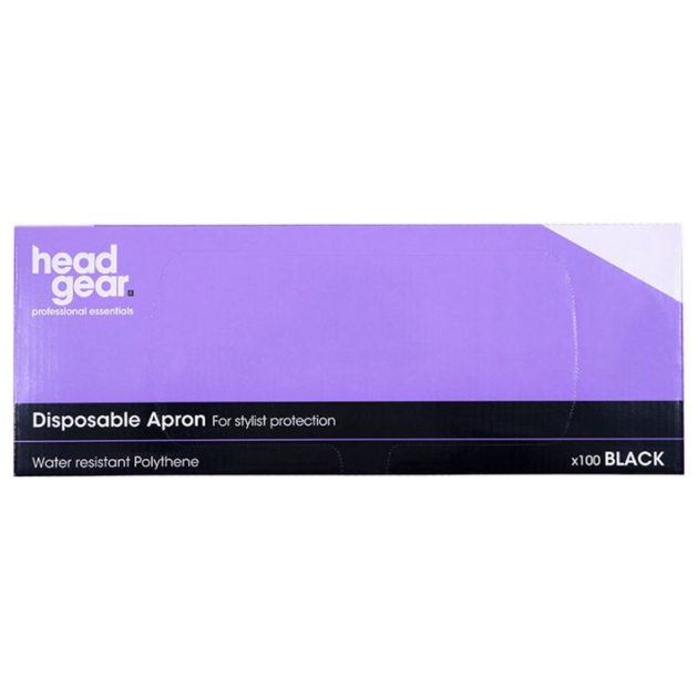 Headgear Disposable Apron Black 100 Pack – Dennis Williams