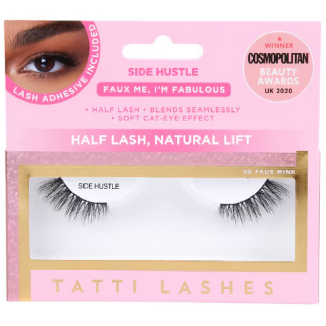 Tatti Lashes Side Hustle Half Strip Lash Black – Dennis Williams