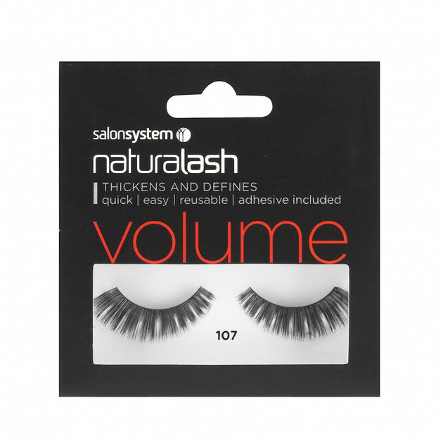 Salon System Naturalash Strip Lashes 107 Black – Dennis Williams