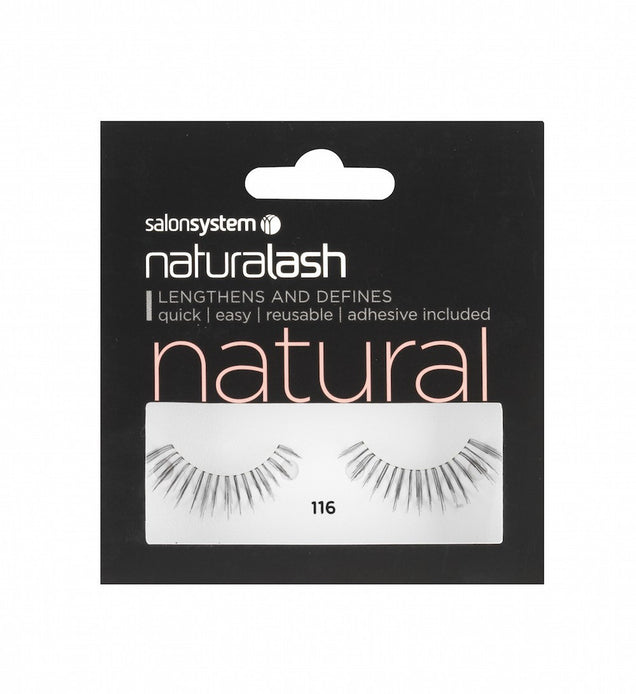 Salon System Naturalash Strip Lashes 116 Black – Dennis Williams