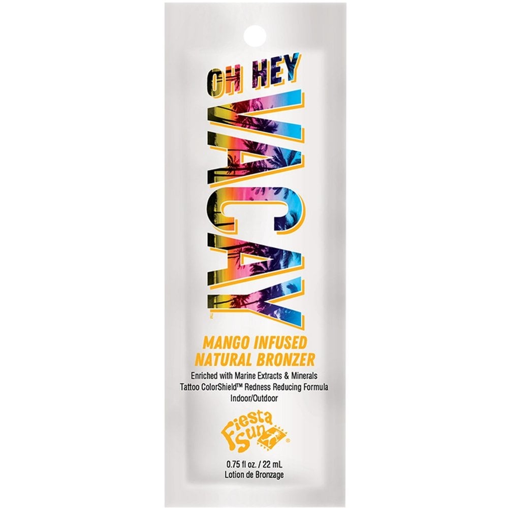 Fiesta Sun Oh Hey Vacay Bronzing Tanning Accelerator Sachet 22ml ...