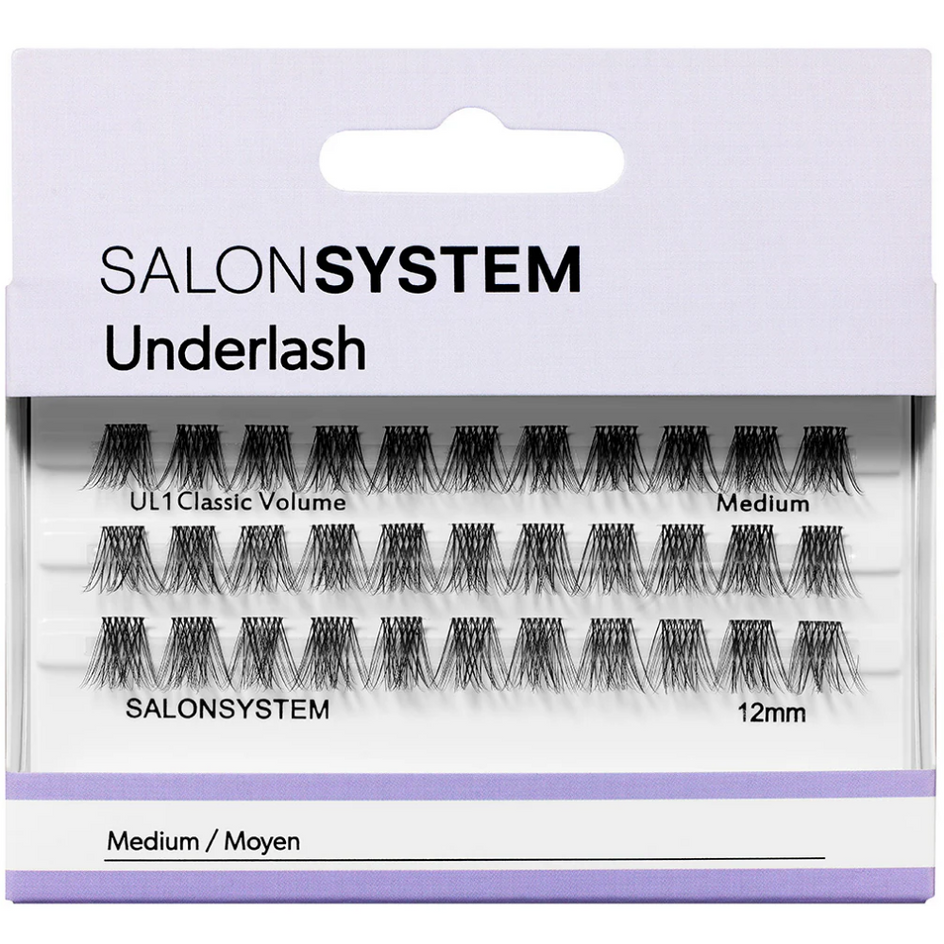 Salon System Underlash UL1 Classic Volume Medium Individual Lashes Bla ...