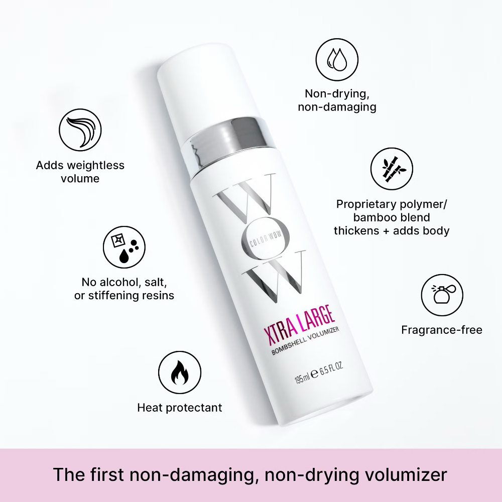 Color Wow Xtra Large Bombshell Volumiser 350ml – Dennis Williams