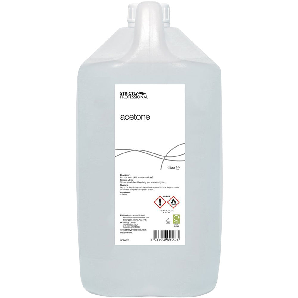 Strictly Professional Acetone 4000ml – Dennis Williams